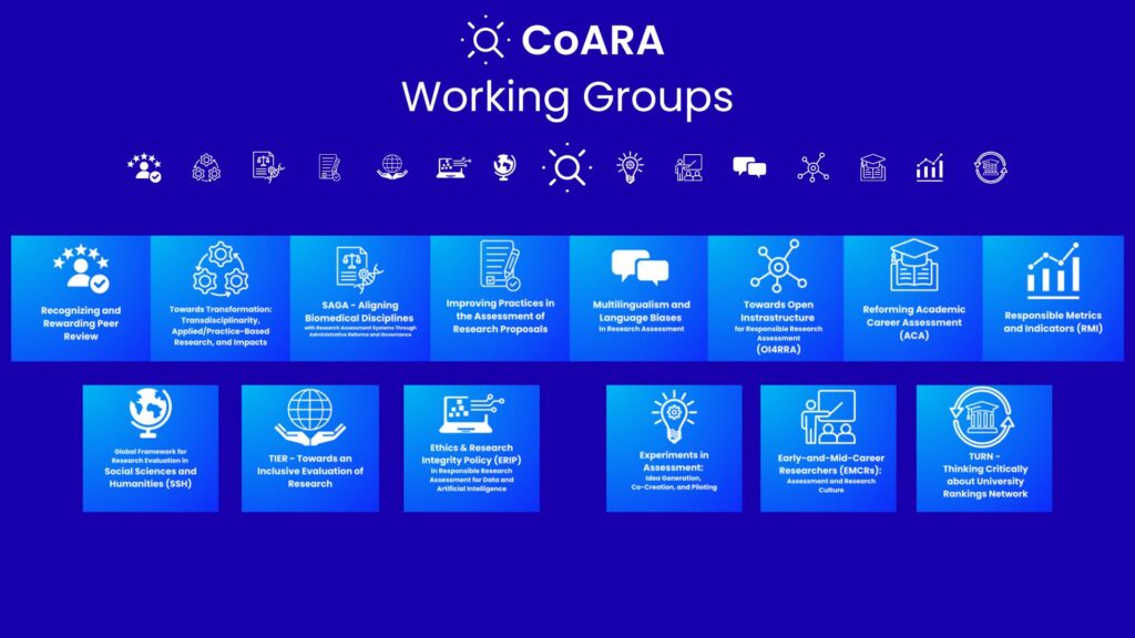 Working Groups – CoARA